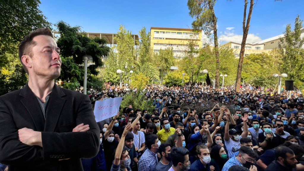 Elon Musk dalla parte del popolo iraniano. Presto il servizio ...